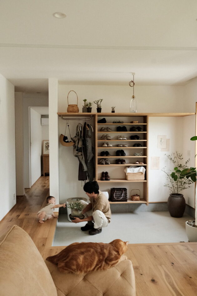 【暮らしのインテリア】ライフスタイルに目を向け、繋がりを意識した土間とリビング〜小さな平屋と大きな庭のある暮らし（hikaniwaさん） | ムクリ[mukuri]